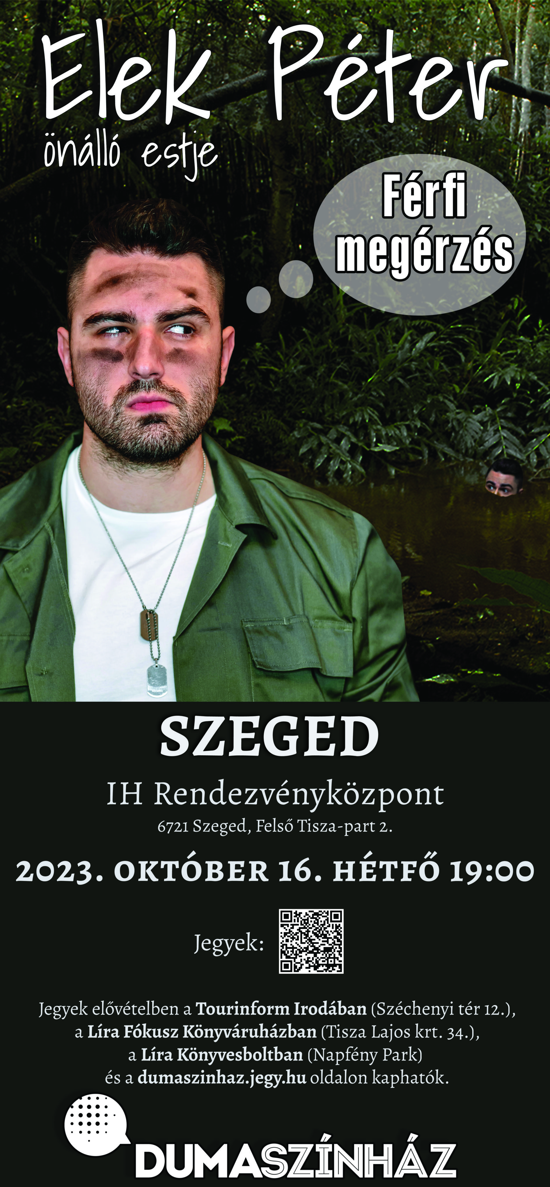 Férfi megérzés: Elek Péter önálló estje - IH Rendezvényközpont
